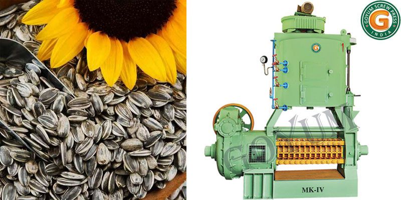 Sunflower Seeds Oil Expeller Machine Manufacturers and Exporters